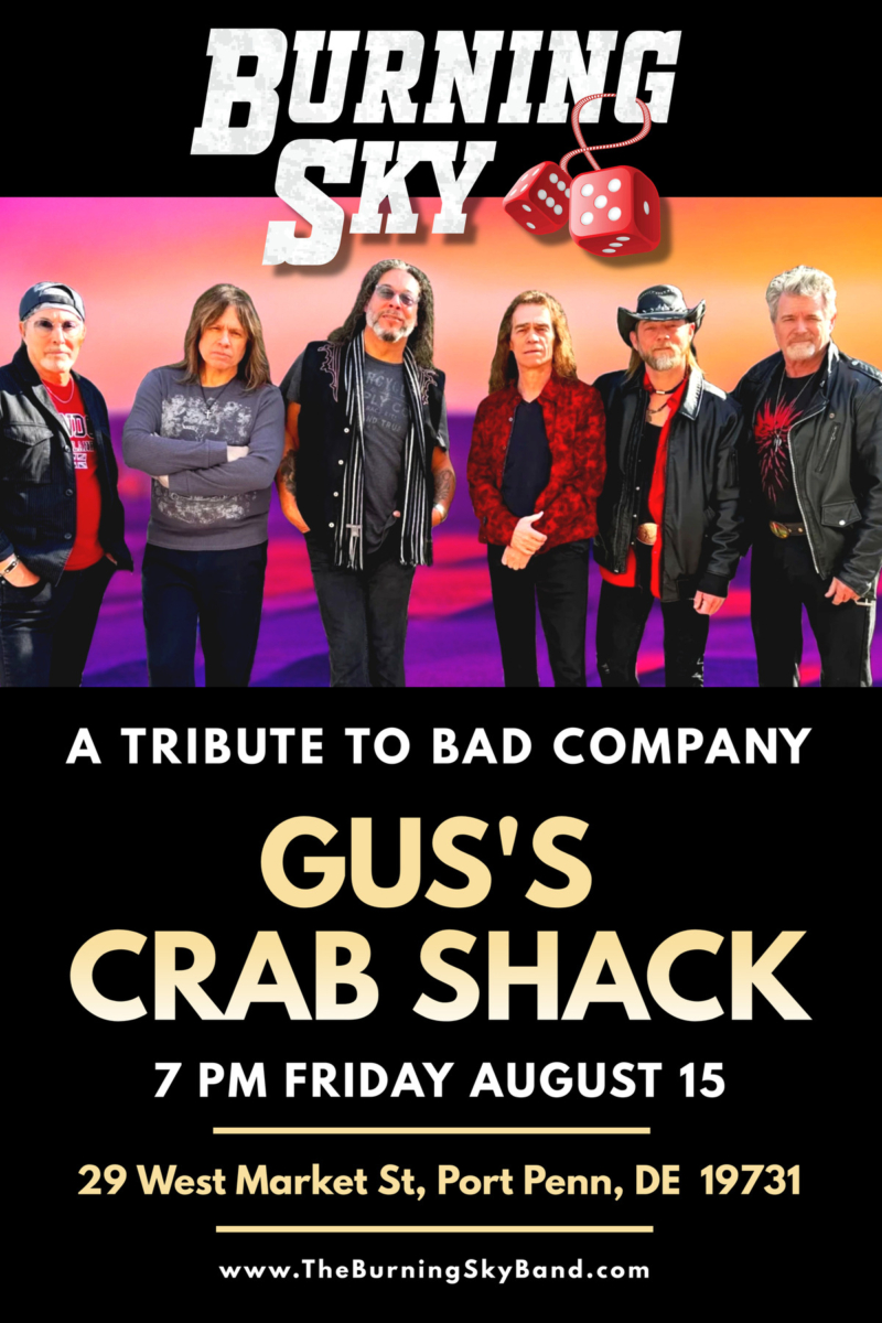 Gus’s Crab Shack - Burning Sky Band a Tribute to Bad Company